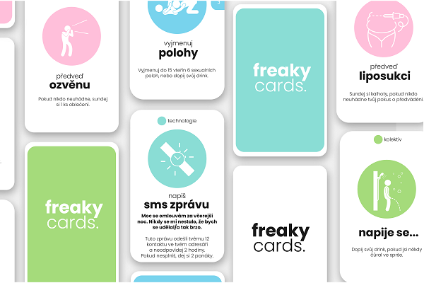 Hithit - Freaky cards. Nejbláznivější párty hra!